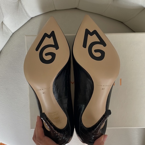 M. Gemi | Shoes | New Mgemi Esatto 5mm Heels In Croco Leather | Poshmark